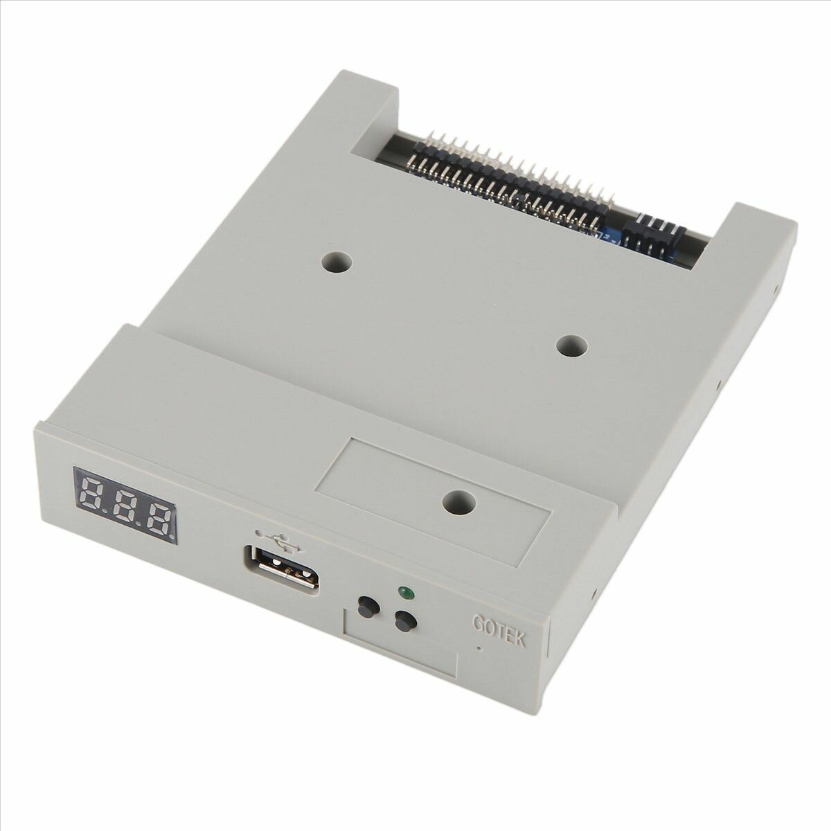 Эмулятор дисковода SFR1M44-U100K, USB 3.5" 1.44MB / серый, для промышленного оборудования промышленный внешний USB-флоппи-дисковод для ЧПУ замена флоппи-дисковода