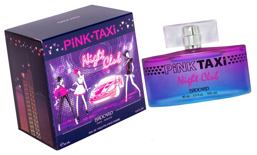 Женская туалетная вода Pink Taxi Night Club 90 мл - Брокард Такси Ночной Клуб