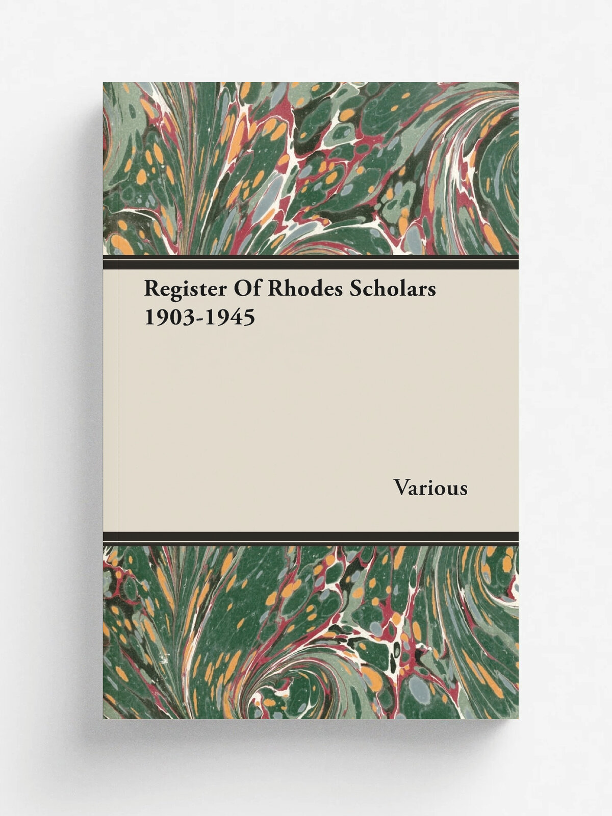 Register Of Rhodes Scholars 1903-1945