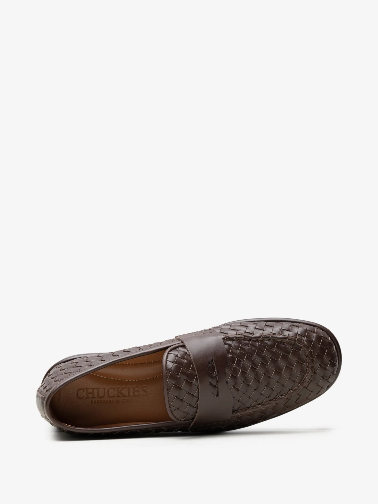 Лоферы  Woven-effect leather loafers, размер 45 — фото 1