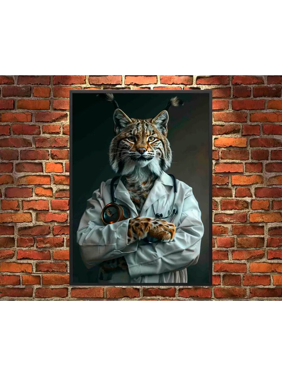 Рысь - животный доктор 2, Плакат 30x42см