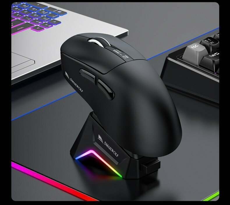 Игровая мышь беспроводная Smailwolf M6, с подсветкой, DPI 12000