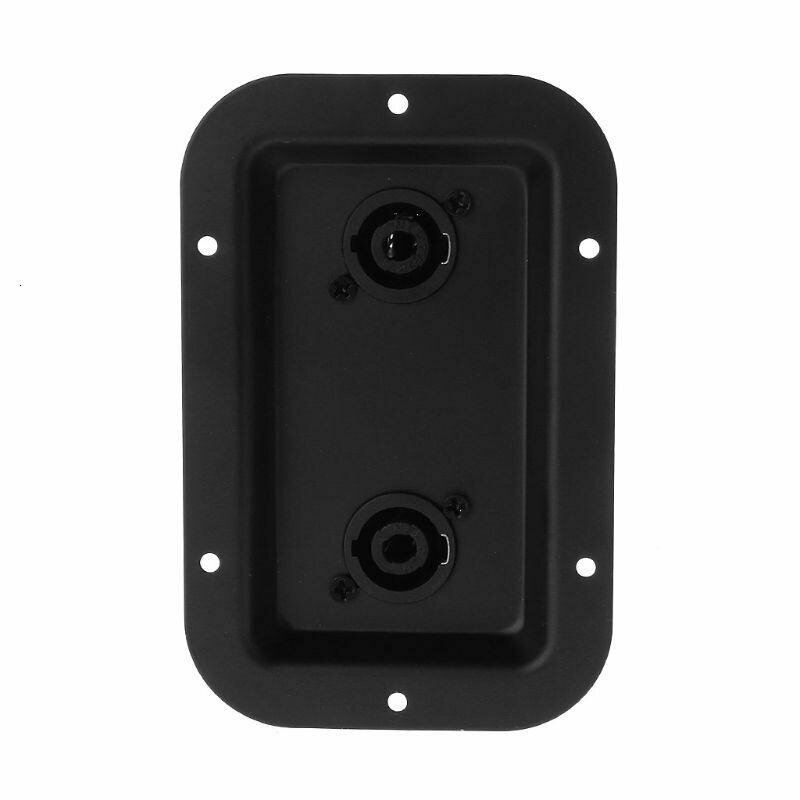 Гнездо для динамика Dual Speakon 1/4", Черный