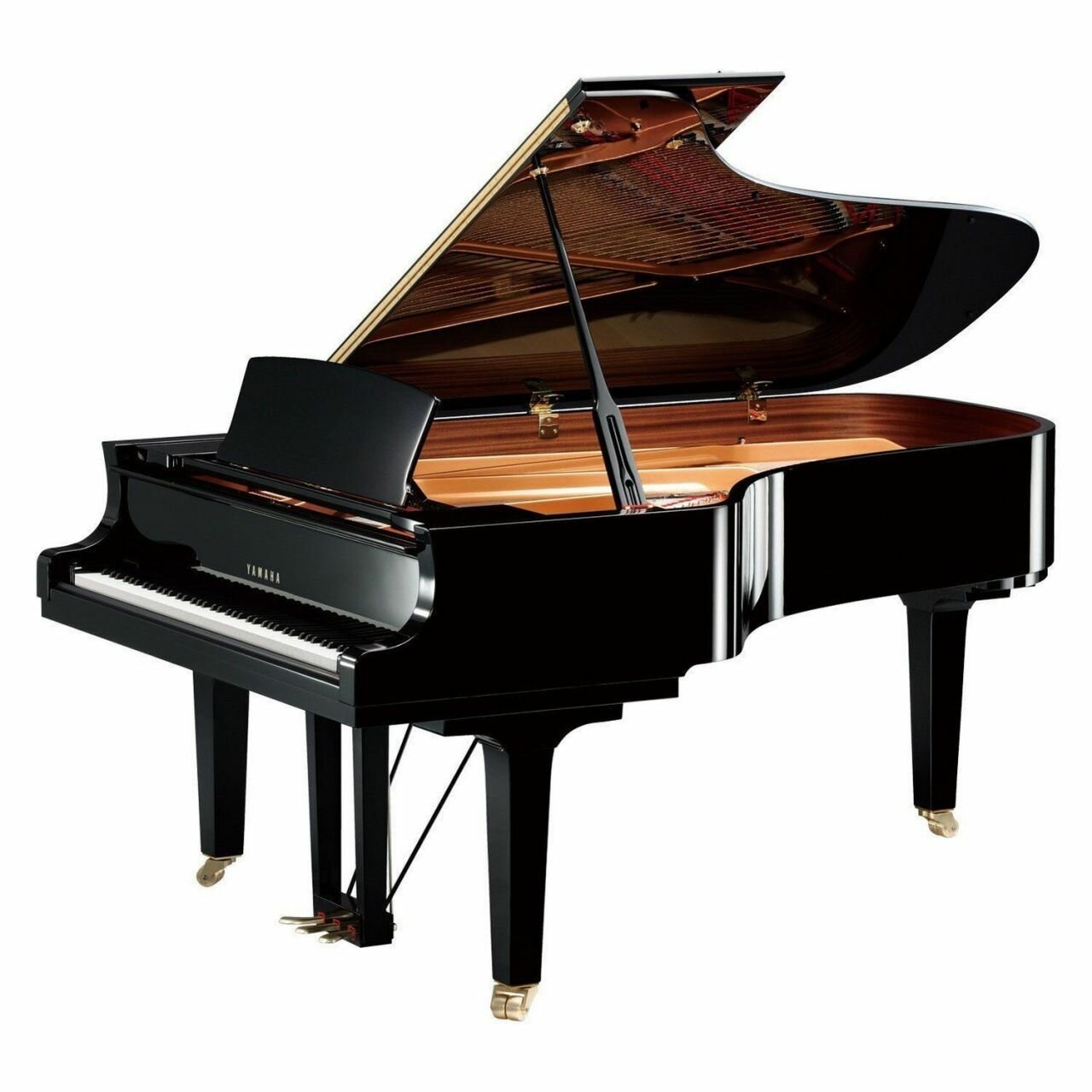 C7X PE Yamaha Акустический рояль. Длина 227 см. Ширина 155 см. Высота 102 см. Цвет черный полированный. Страна производства Япония.
