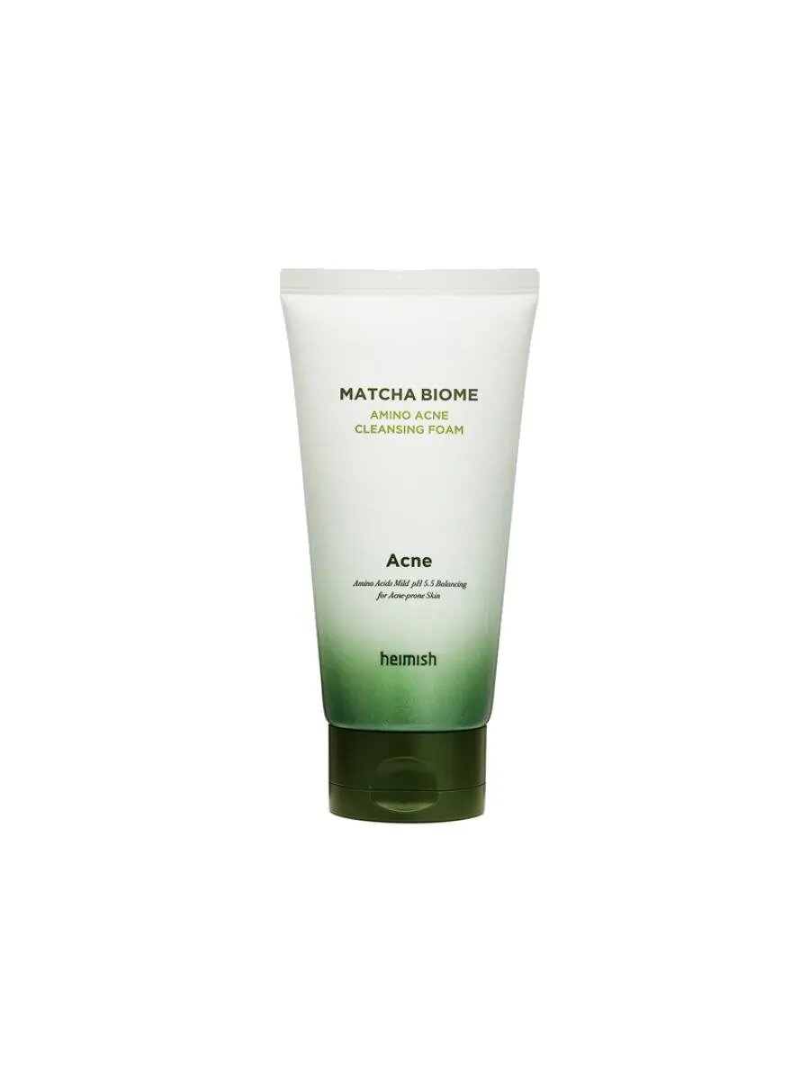 HEIMISH MATCHA BIOME AMINO ACNE CLEANSING FOAM, Пенк, 150мл