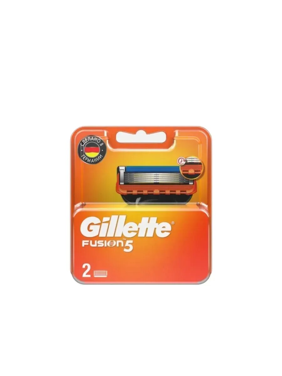 GILLETTE FUSION, Сменные кассеты для бритья, 2мл
