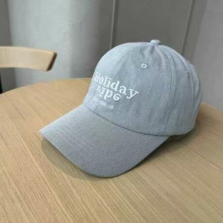 ZY бейсболка с вышивкой Holiday, широкий козырек, универсальная летняя кепка