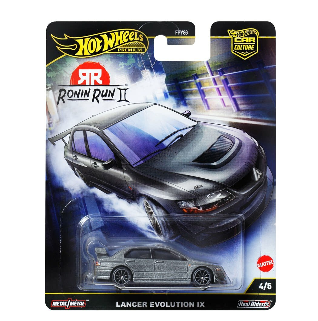 Hot Wheels Racer Run Mitsubishi Set 1:64 Масштабная модель из цинка коллекция