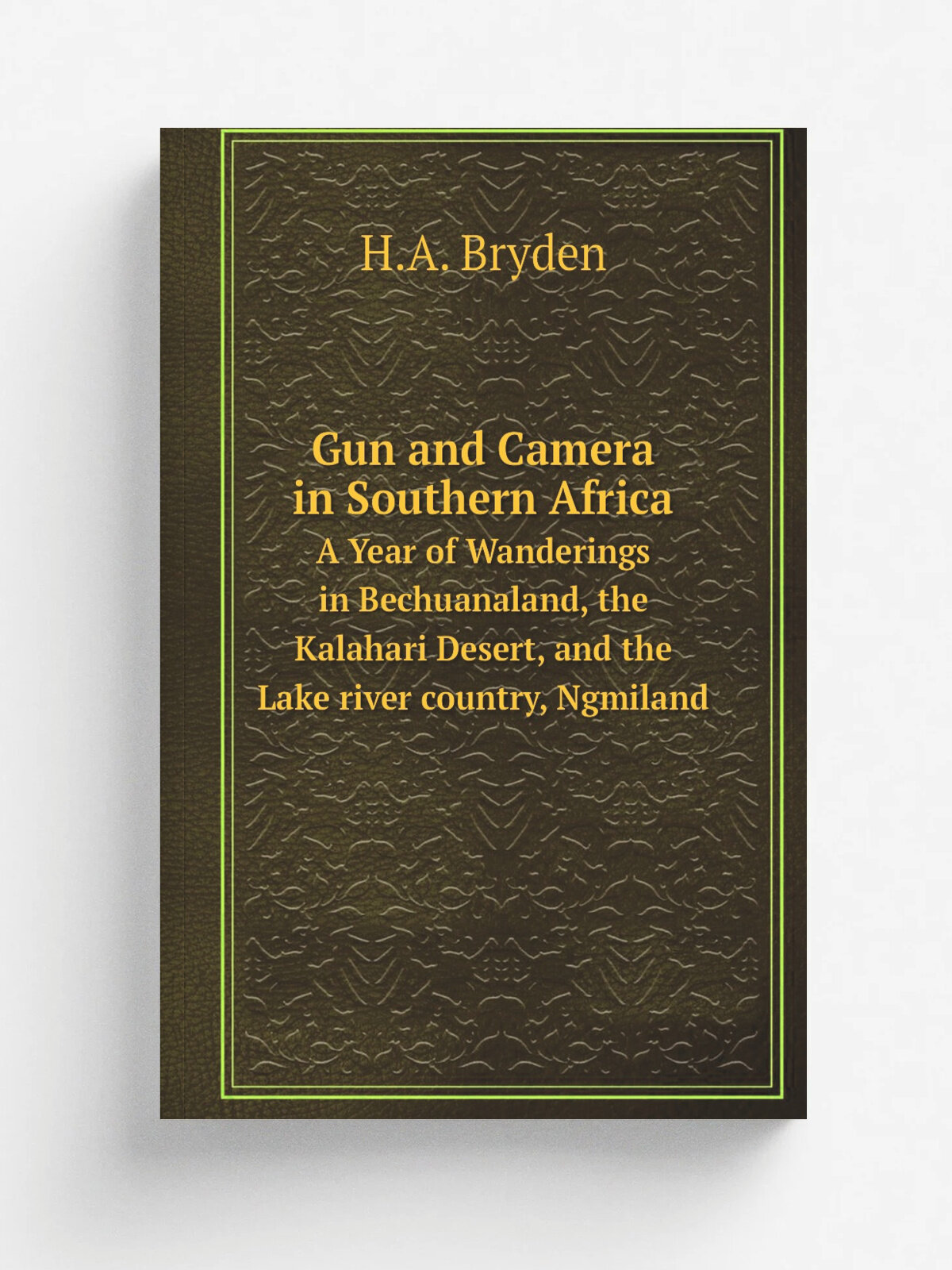 Gun and Camera in Southern Africa. A Year of Wanderings in Bechuanaland, the Kalahari Desert, and the Lake river country, Ngmiland