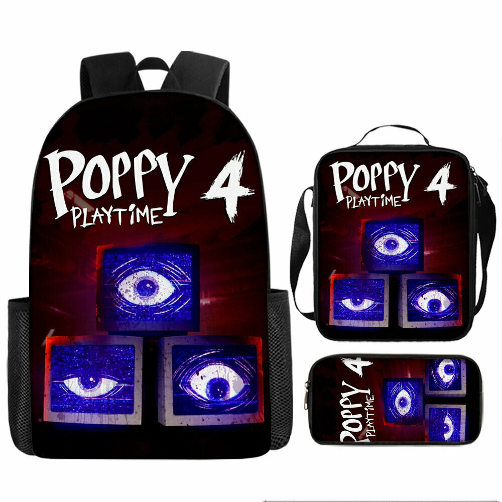 Сумка для начальной школы Poppy's Playtime 4. Рюкзак большой вместимости Nightmare Critters в наличии