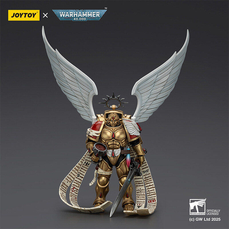 JOYTOY Dark Source Warhammer 40K Blood Angels Sanguinor 1:18 подвижный солдат, оснащенный ярко-красным палашом