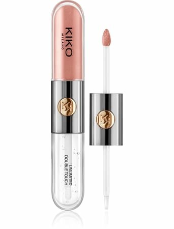 Губная помада KIKO Milano Unlimited Double Touch, оттенок 102 Satin Rosy Beige, 6 мл
