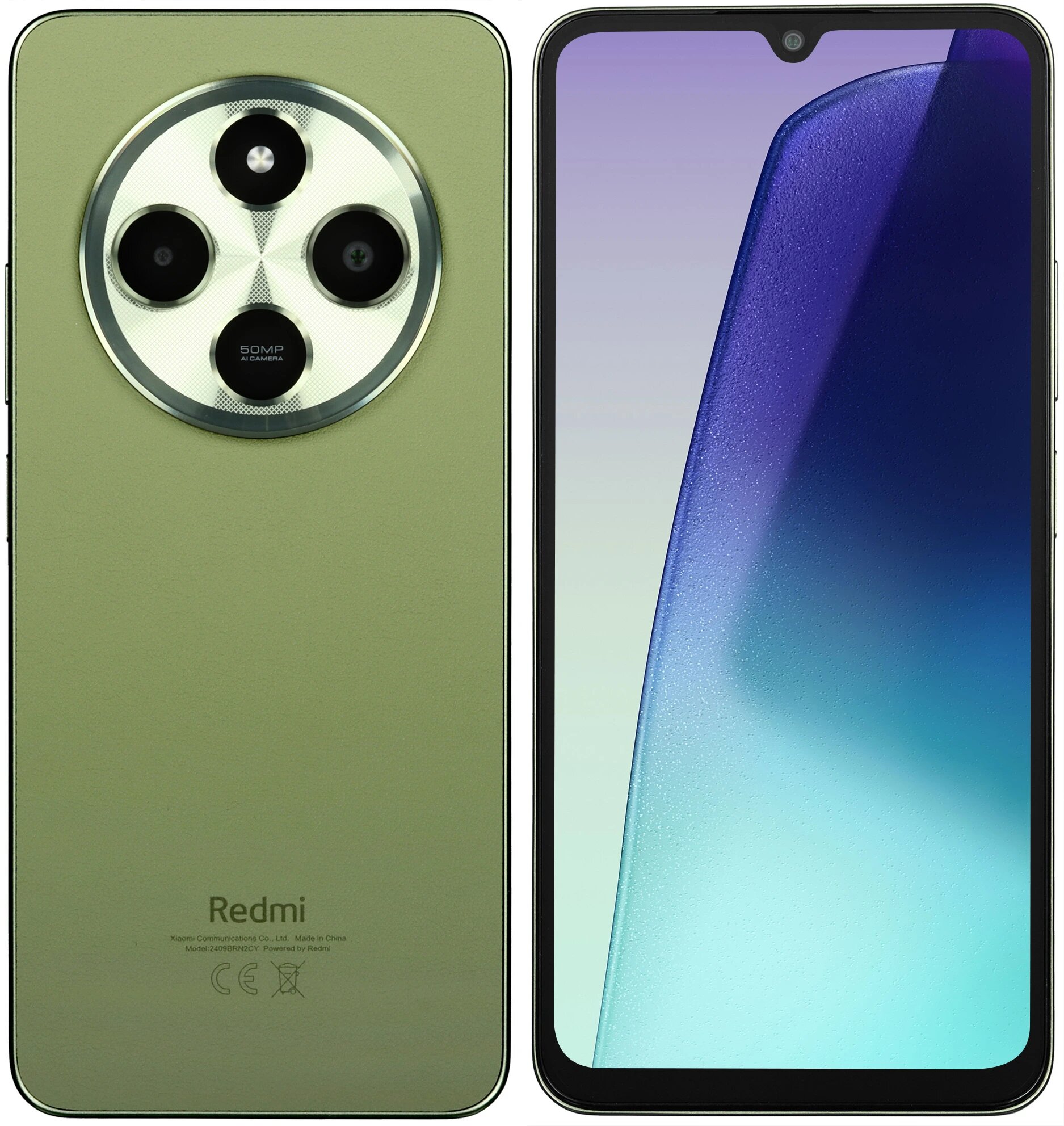 6.88" Смартфон Xiaomi Redmi 14C 128 ГБ зеленый