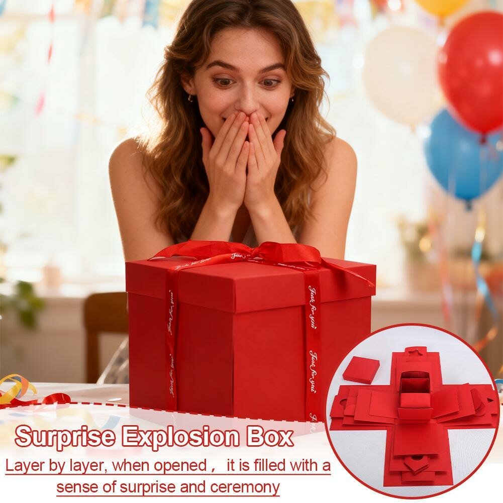 Коробка подарочная, фотография сюрприз, 18 х 18 х 18 см