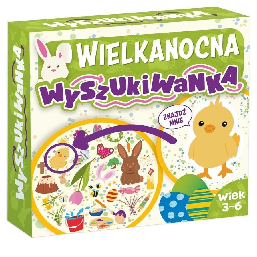 Настольная игра Kangur Wielkanocna Wyszukiwanka, разноцветный