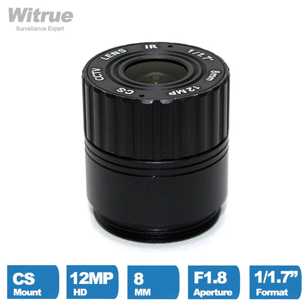 Объектив для IP-камеры Witrue 12Мп 8мм