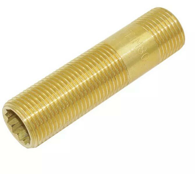 Фитинг сгон 1 х 150 мм латунь TIM A-SM044D-150