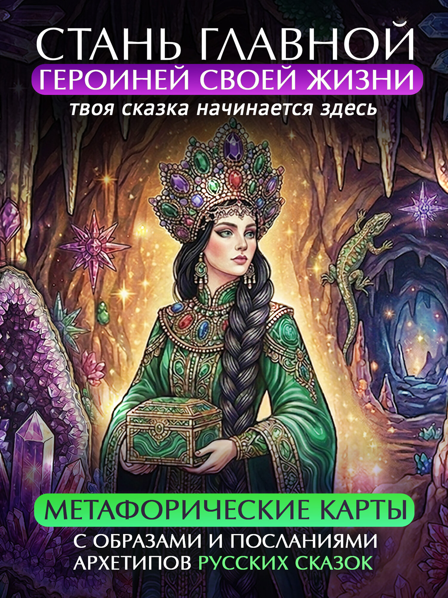 Мак карты "Сказочный путь" архетипы героев, тени, испытания и дары русских сказок