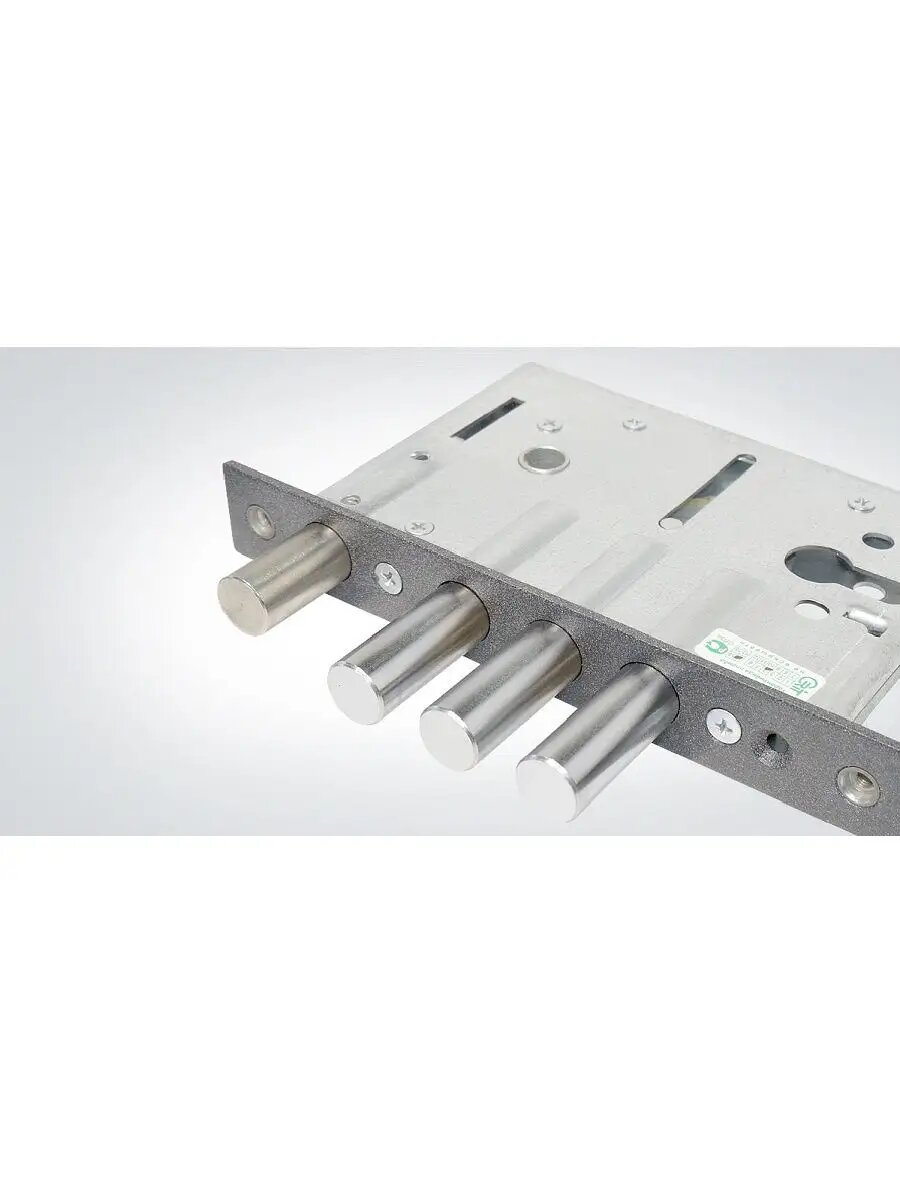 Замок дверной цилиндровый CRIT ЗВ-ФРМ-001, серебристый, металлический сплав