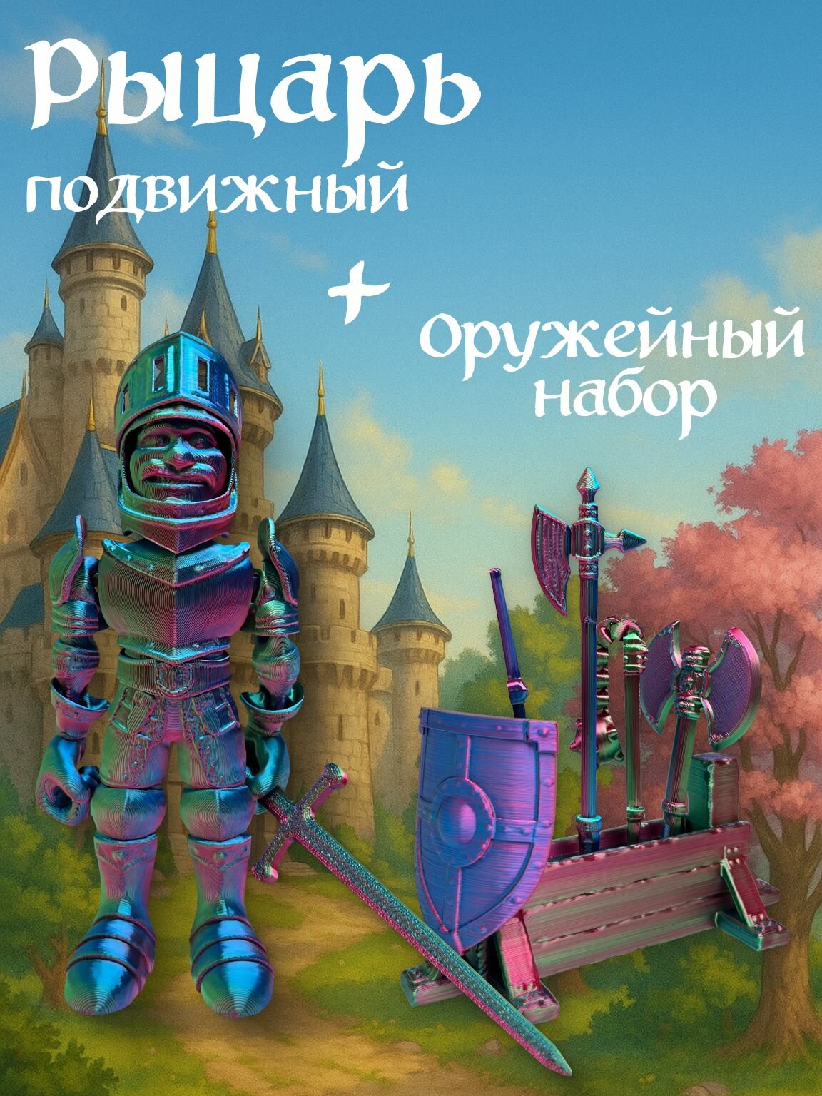 Рыцарь + оружейный набор