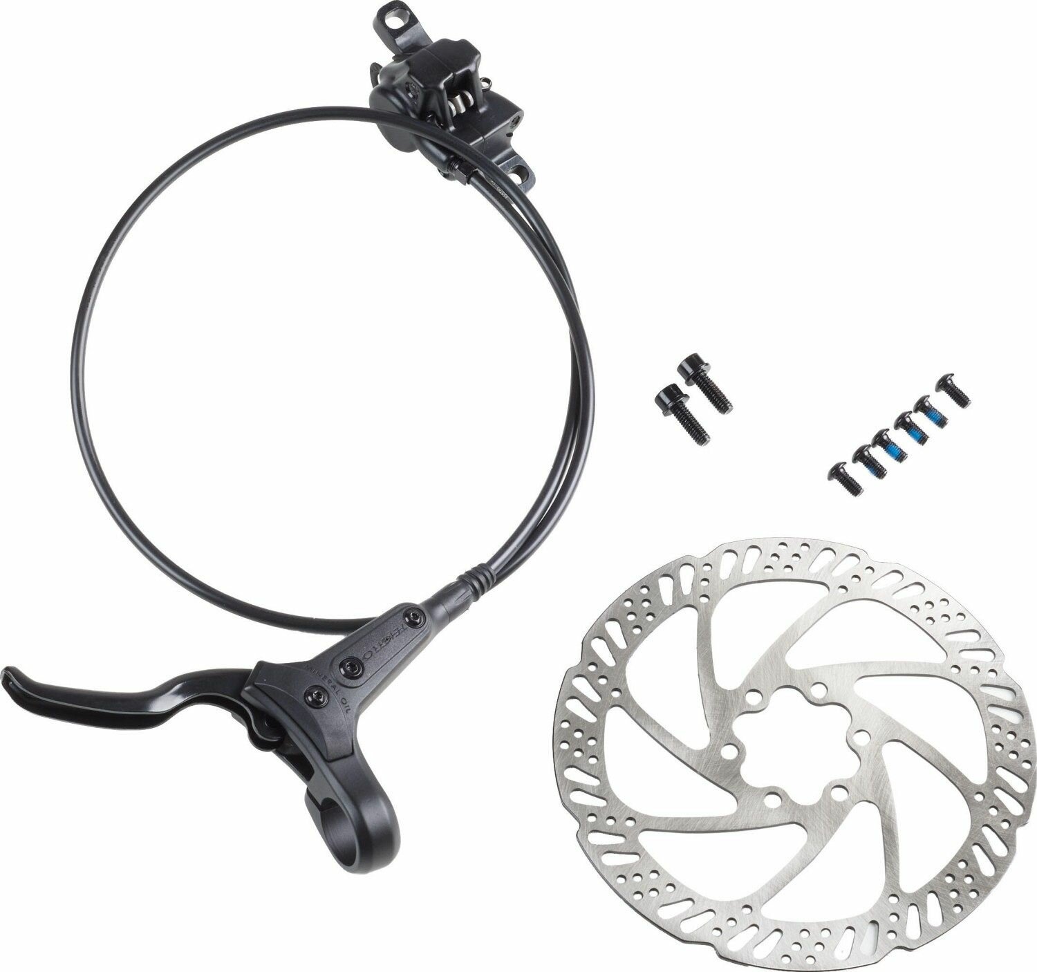 Гидравлический тормоз передний Tektro HD-M276-F-160-IS (ротор 160мм + суппорт + торм. ручка + шланг 90см)