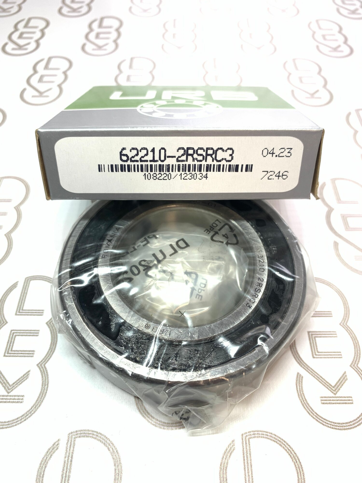 Подшипник URB 62210 2RSR С3 50*90*23 мм аналог 76-180510