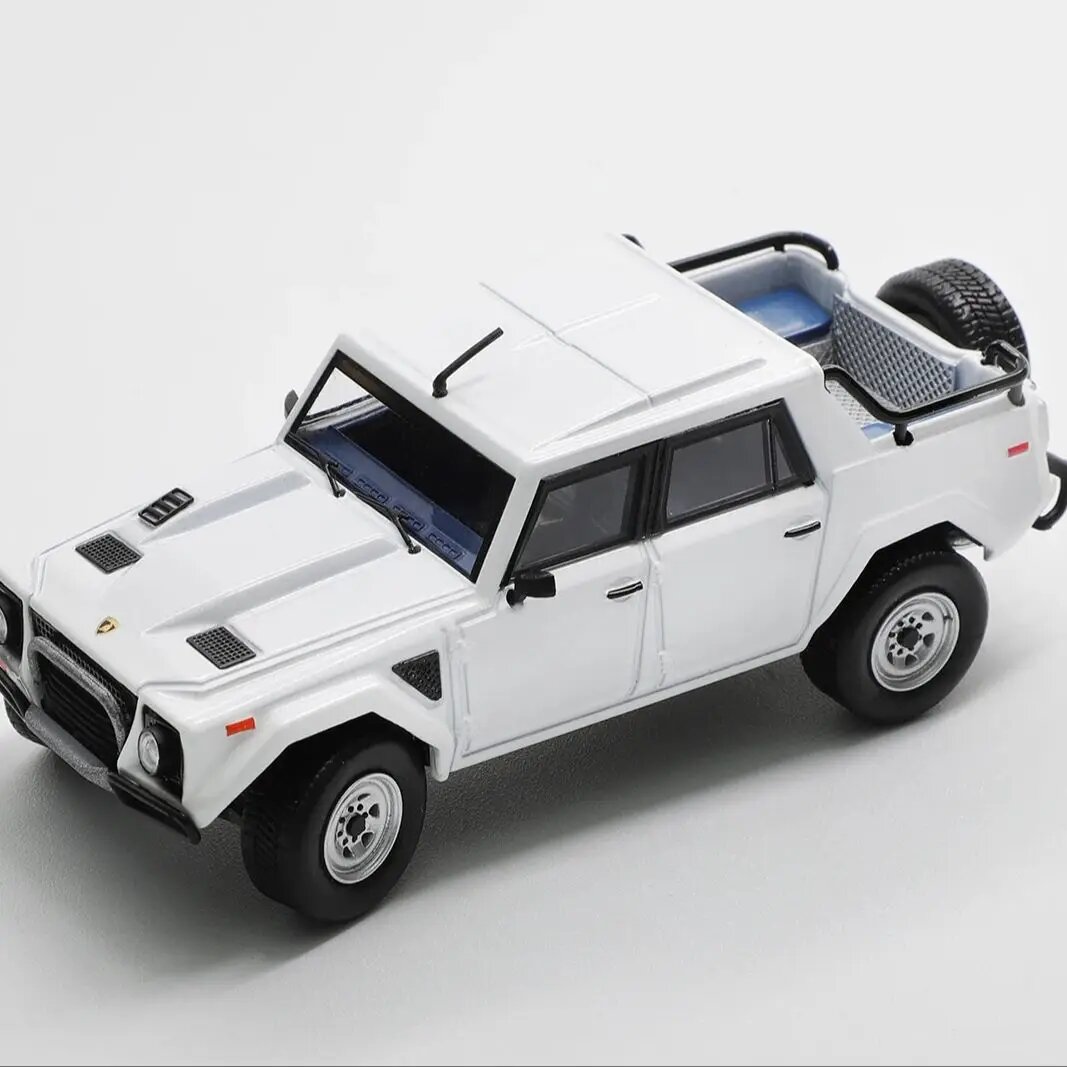 Модель автомобиля ShadowPro 1:64 LM002 MASSDI, жемчужно-белый цвет, металлическая