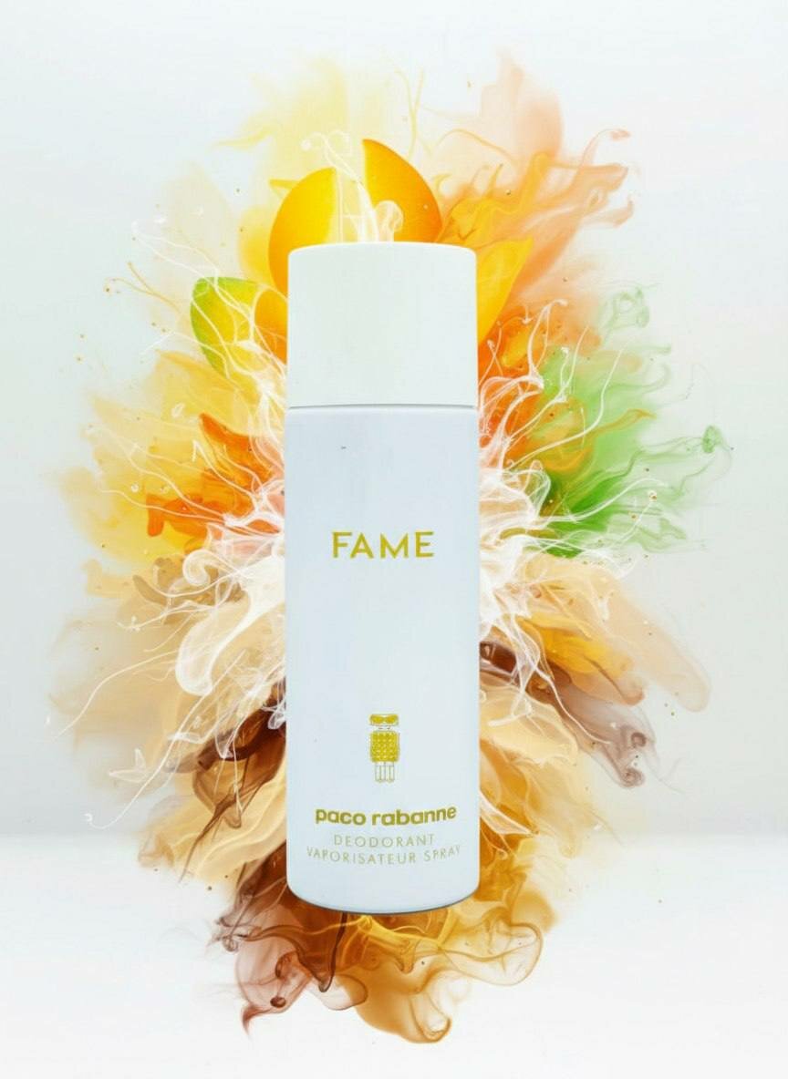 Дезодорант Paco Rabanne "Fame", женский/мужской, 200мл, спрей, 24ч