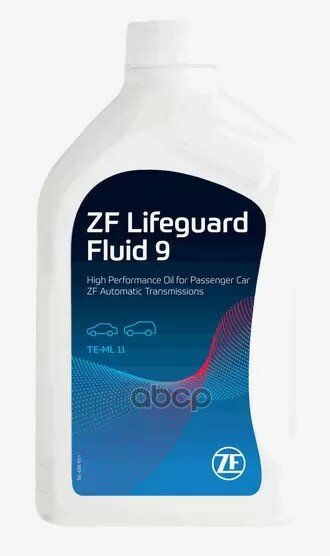 Жидкость гидравлическая ZF LIFEGUARDFLUID 9, 1л ZF арт. AA01500001