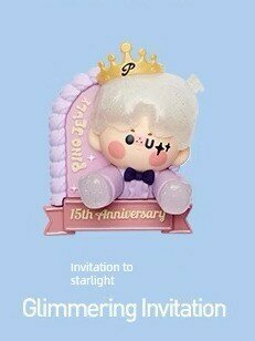 Официальный набор магнитов для холодильника POP MART 15-летия серии «Празднуем этот момент» — Starlight Invitation (2
