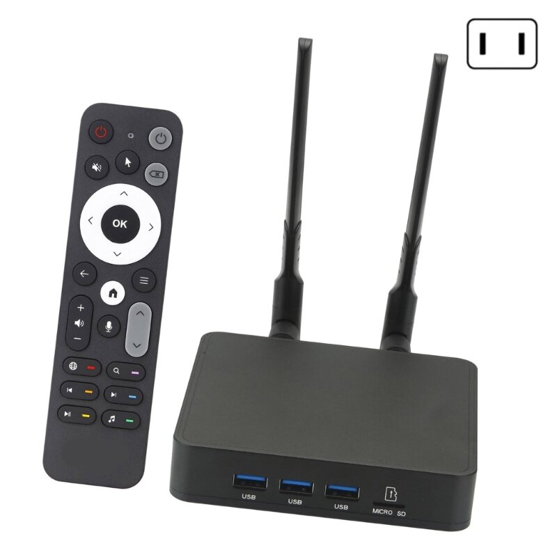HDTV Box S905X5 Chip 4K WiFi Bluetooth-совместимый Медиаплеер Телеприставка 1000M 4GB 64GB для Домашнего Кинотеатра Развлечений