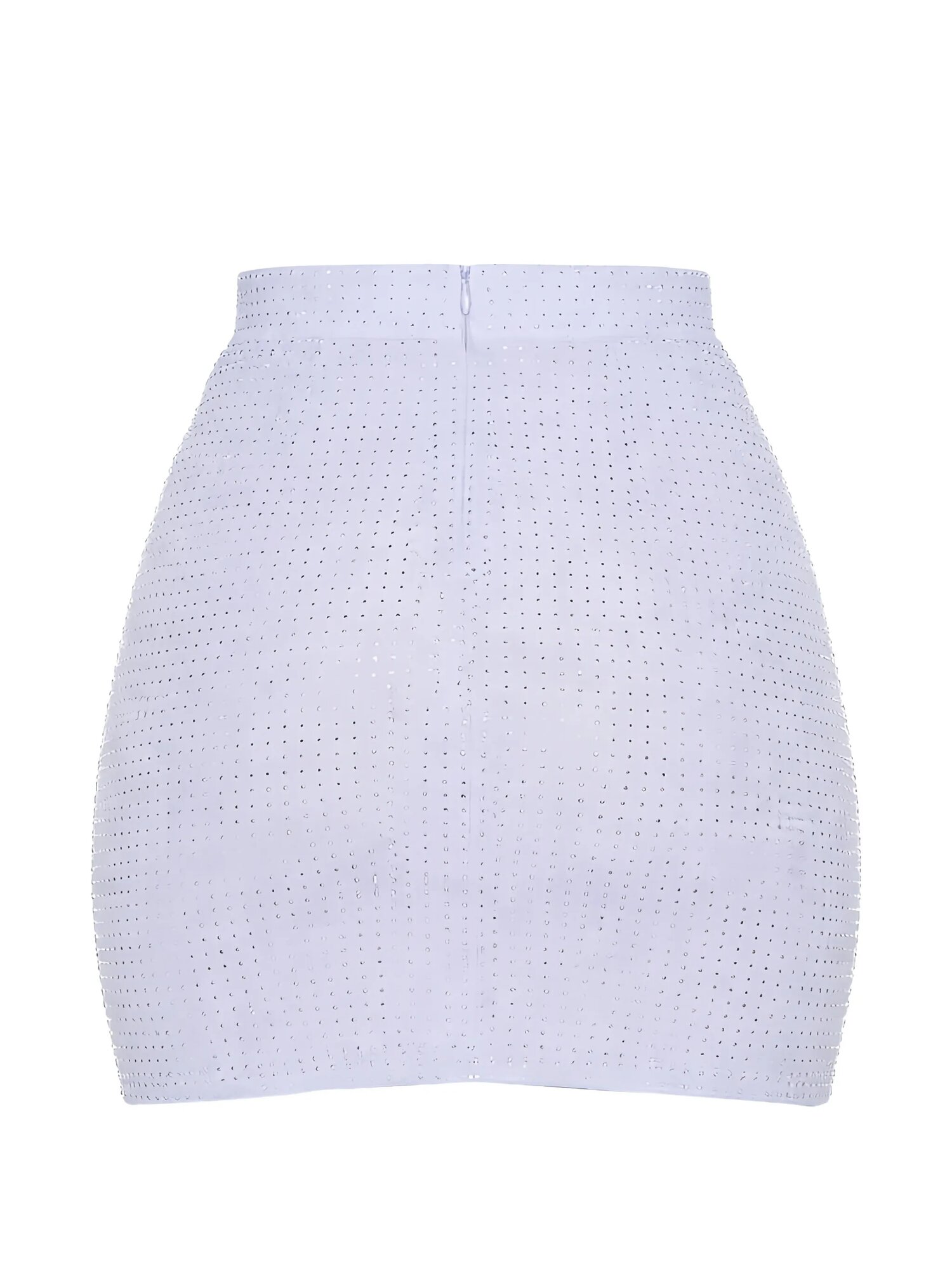 Юбка Alex Perry Embellished mini skirt, размер 8, white — фото 1