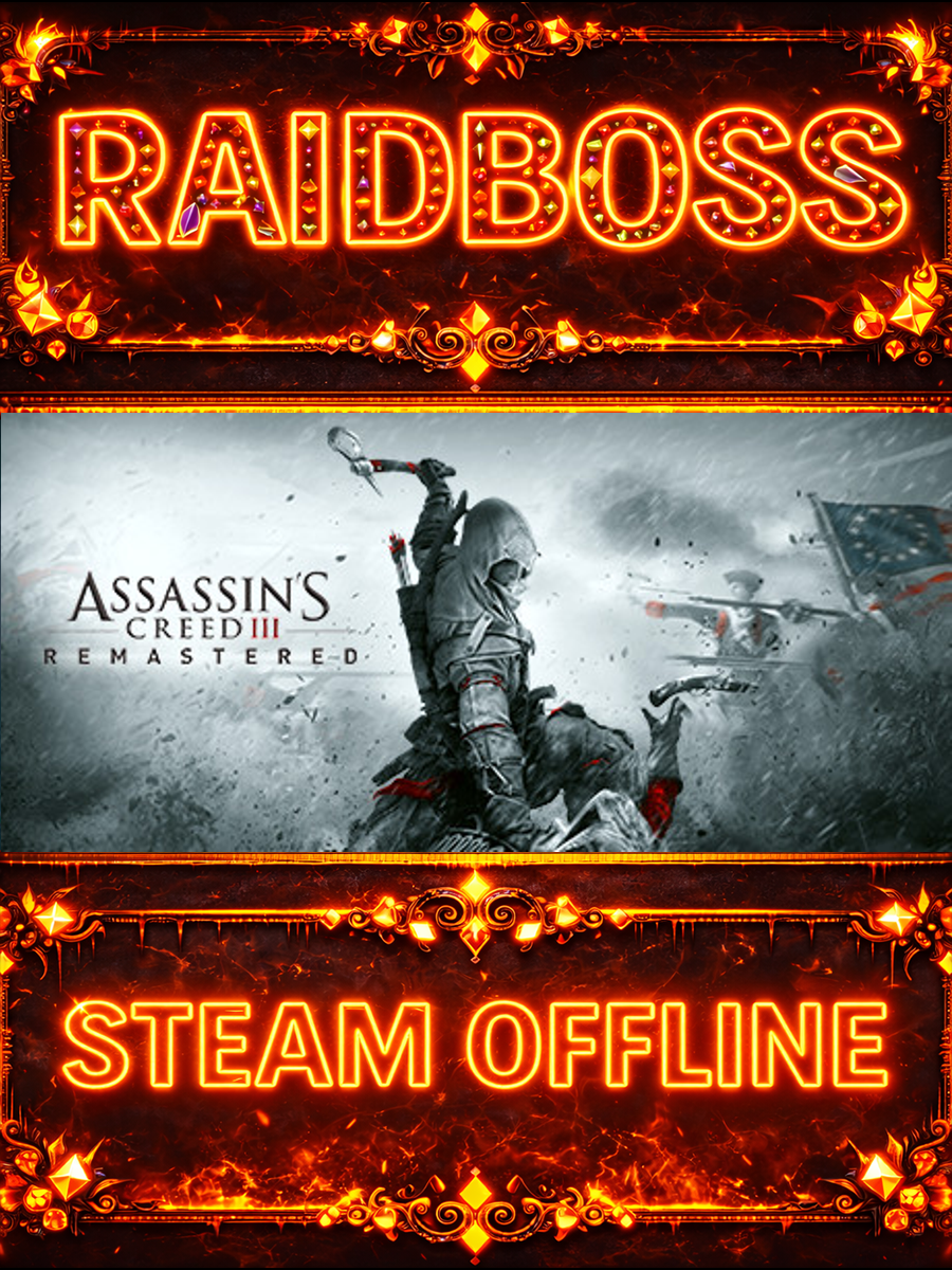 ASSASSIN'S CREED 3 REMASTERED + ВСЕ части И дополнения игра на аккаунте для ПК с OFF активацией для Steam (PC) РФ + СНГ