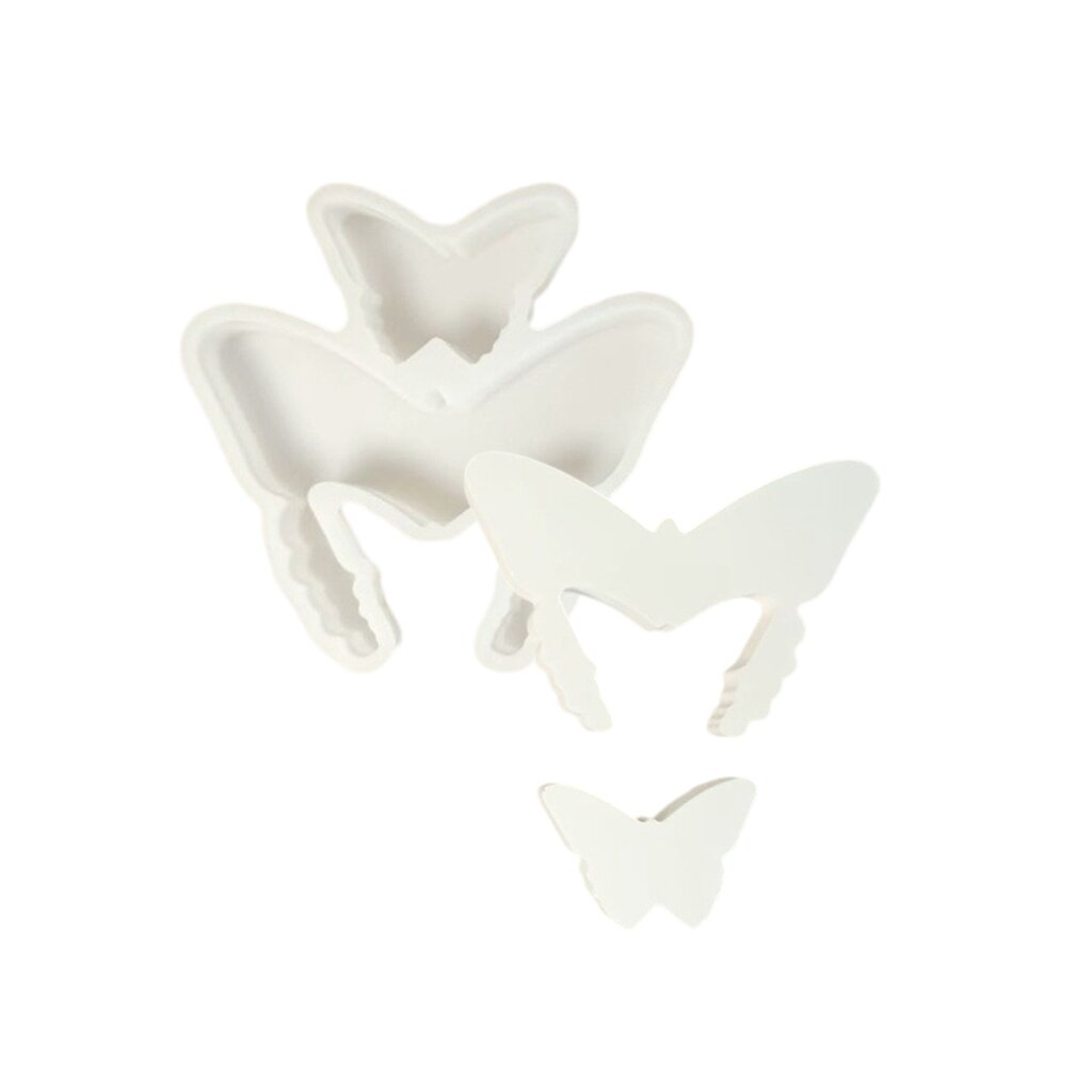 Прочная силиконовая форма-бабочка идеально подходит для домашнего декоративного орнамента и поделок