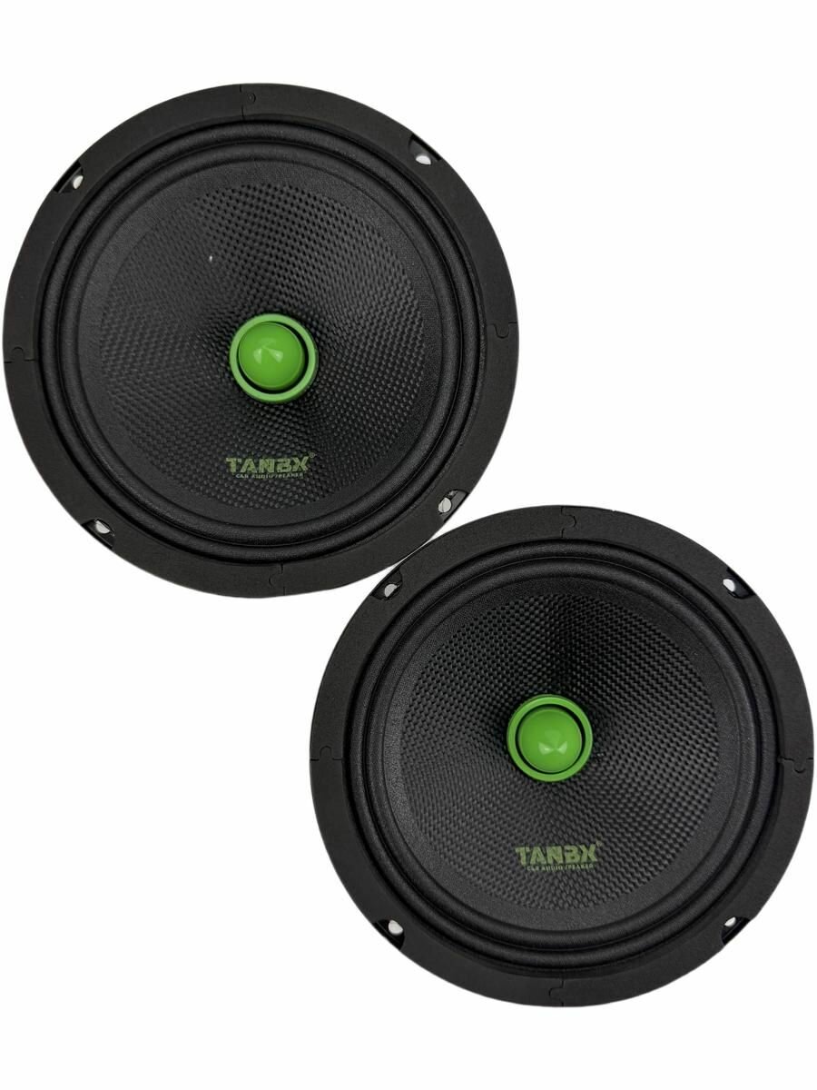 Динамики автомобильные TB-6500, коаксиальные, 3-полосные, 2шт, импеданс 4 Ом