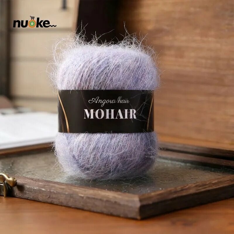 Мохеровая пряжа, шерсть альпаки.25 г