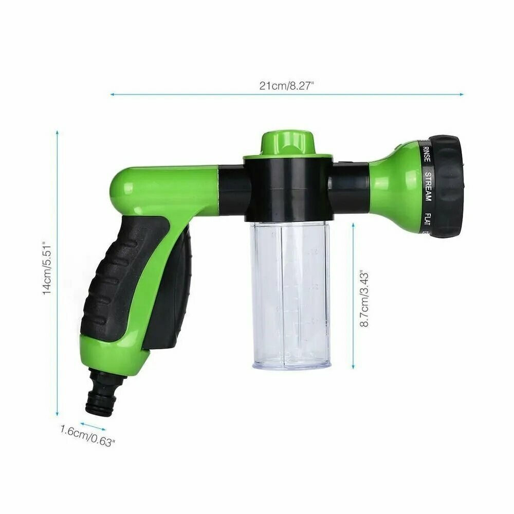 Распылитель воды для собак "Green/Blue", 3 скорости, регулируемый