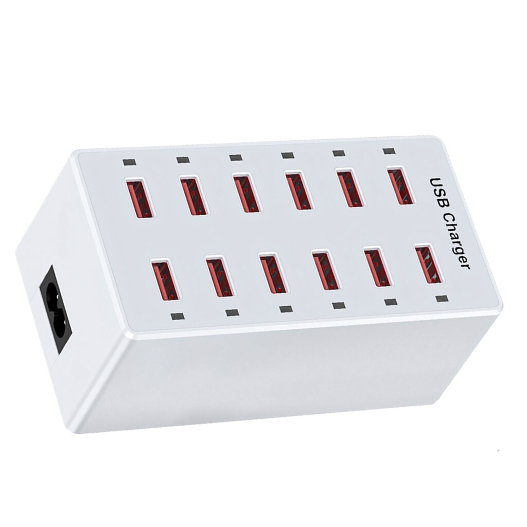 Мощный USB-зарядный блок мощностью 60 Вт, 12-портовые Компакты Для нескольких устройств
