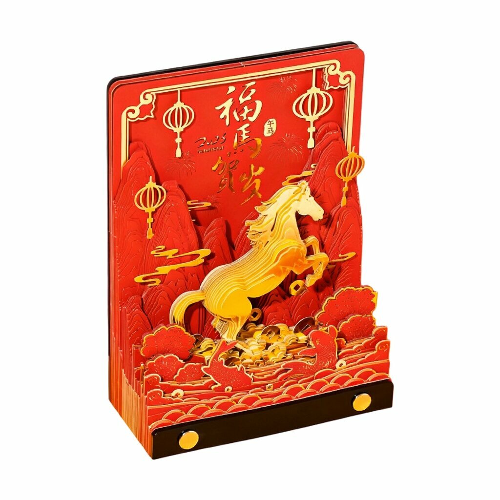 2026 3D Календарь Блокноты Разрываемые Daily Reveal Модель Сюрприза Подарок На Новый Год