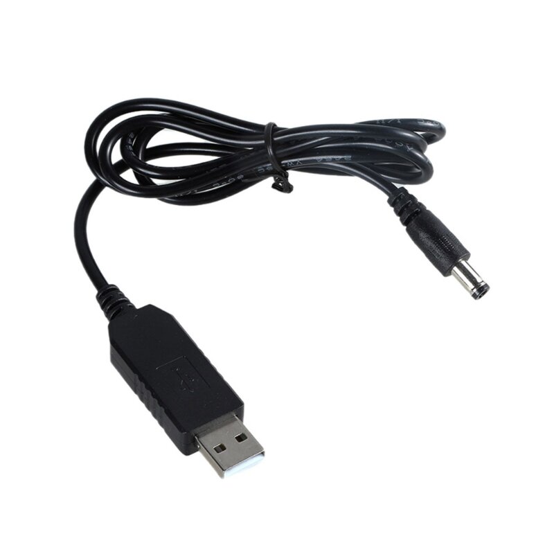 USB к DC5.5x2.1 мм Кабель Питания Шнур от 5 В до 1,5 В Преобразователь Провода для Часов Игрушечные Часы Длиной 100 см Черный