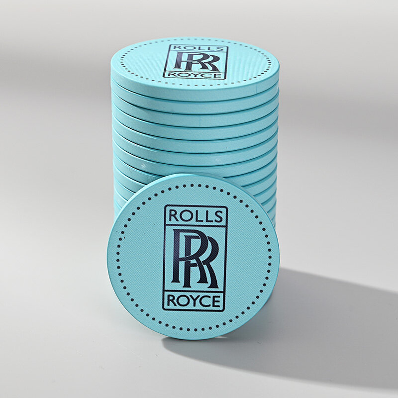 Керамические фишки для покера Rolls-Royce Texas Hold'em, большого размера, без номинала.