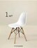 Табурет Eames, белый, 1 шт, пластик, современный стиль