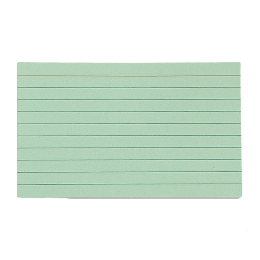 Цветные заметки 3×5 дюймов, 50 шт, Зеленый