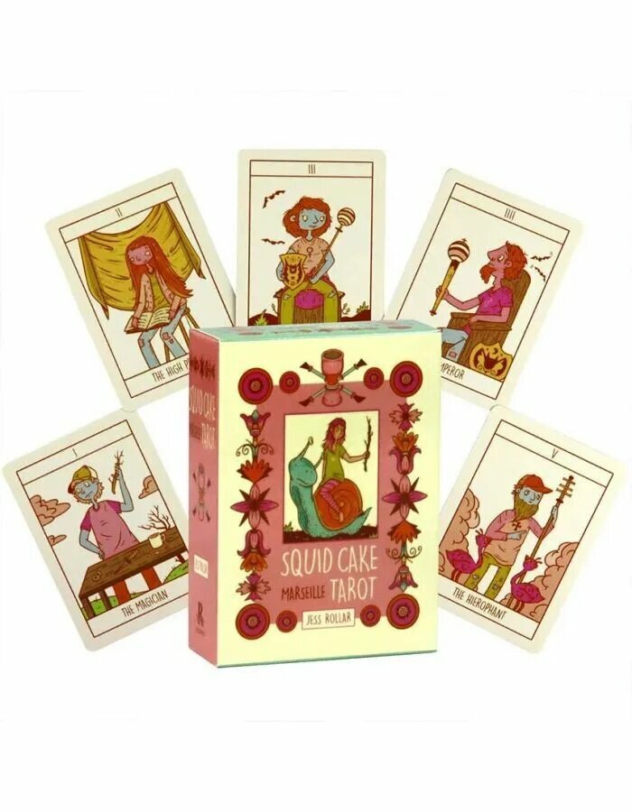 Таро Карты "Сквид Кейк Марсель" (9х6 см, игра для отдыха)