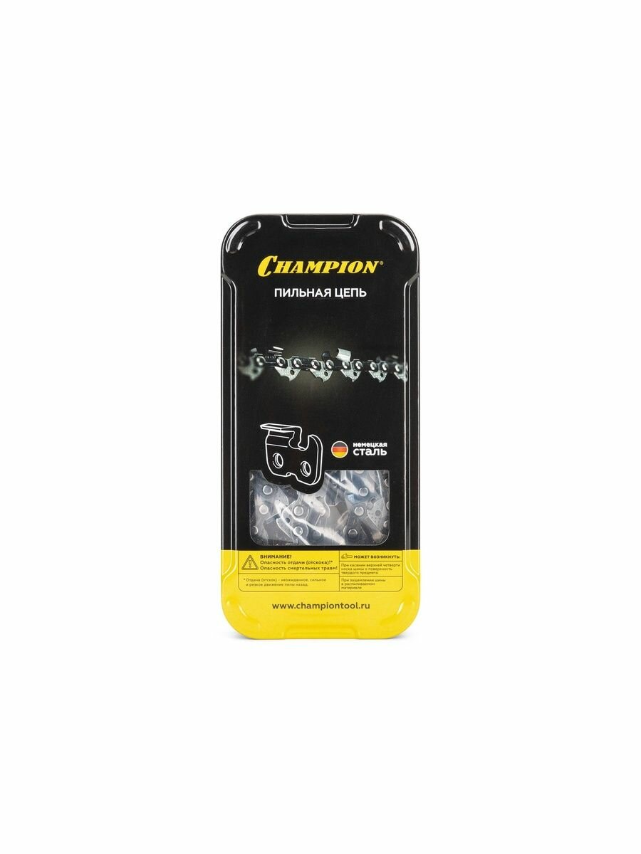 Цепь для бензопилы CHAMPION 3/8"-1,3mm- 62 (VS)