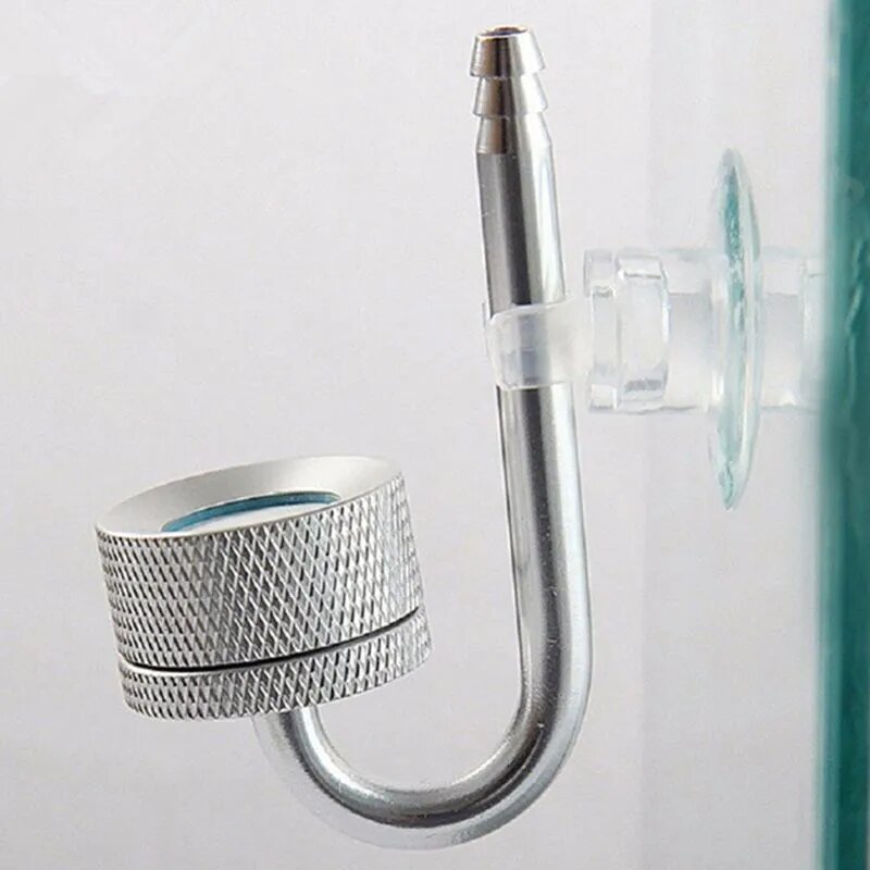 Аквариумный диффузор CO2 для аквариума, пузырьковый распылитель, реактор, соленоидный регулятор