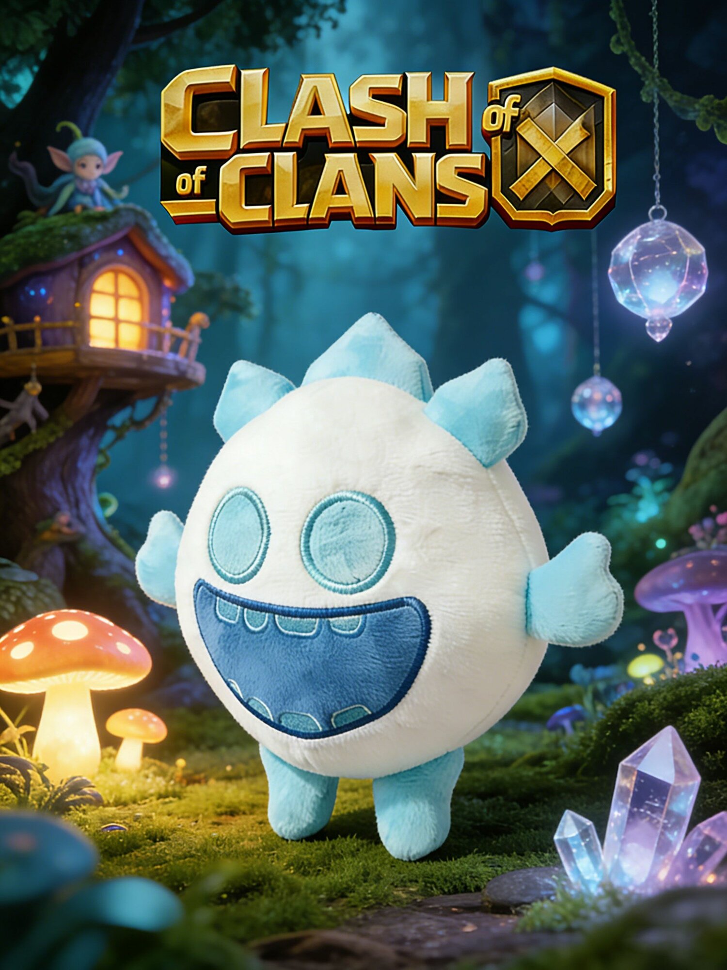 Clash of Clans Плюшевая игрушка Герои видеоигр, 9 см