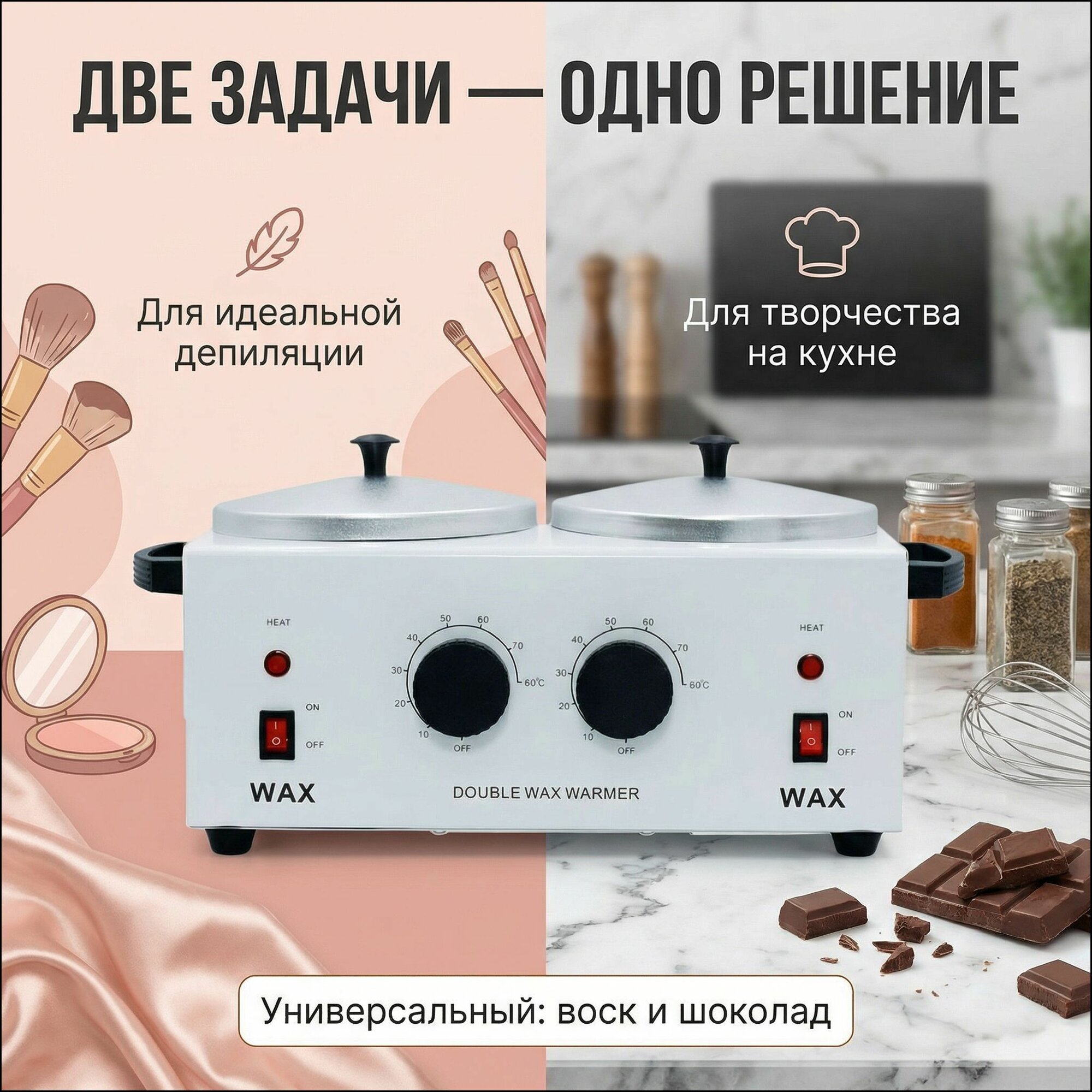 Аппарат для темперирования шоколада WAX WUMEIHA