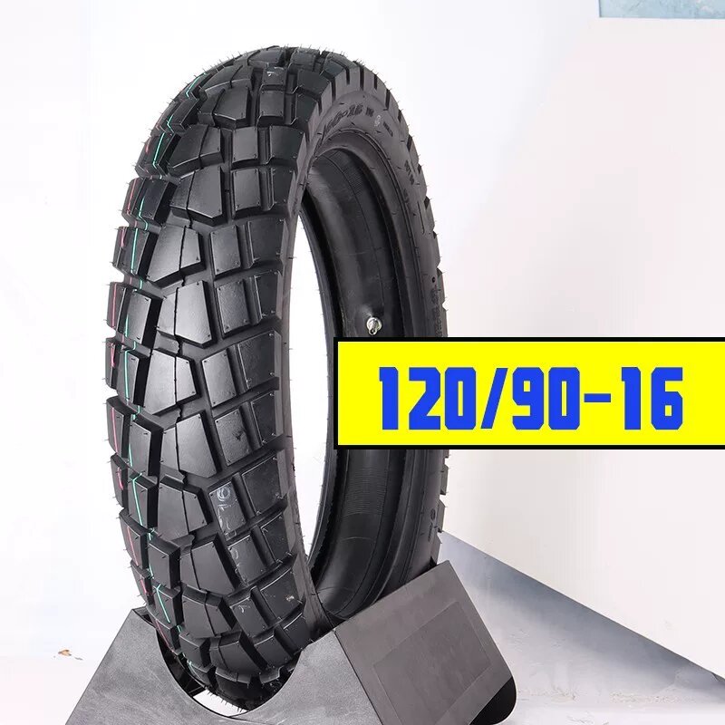 Мотоциклетная внедорожная шина Magician CQR250 с рисунком протектора Turtle, задняя 120/90-16, передняя 80/100-19,