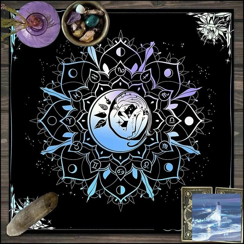 Эксклюзивная скатерть 90X90CM для карточных гаданий Таро